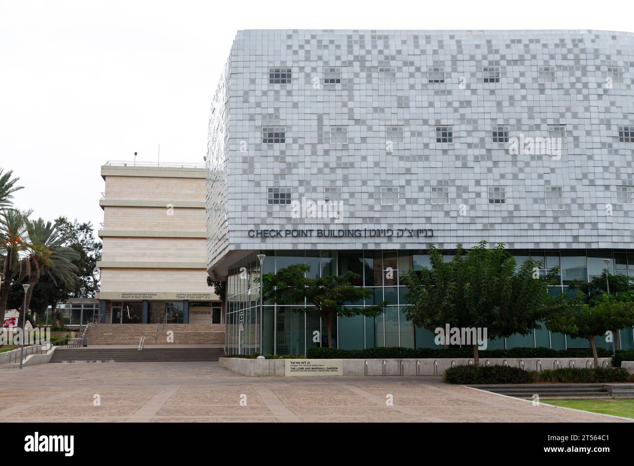 Tel Aviv, Israel - October 27, 2023 - Exterior view of the buildings in ...