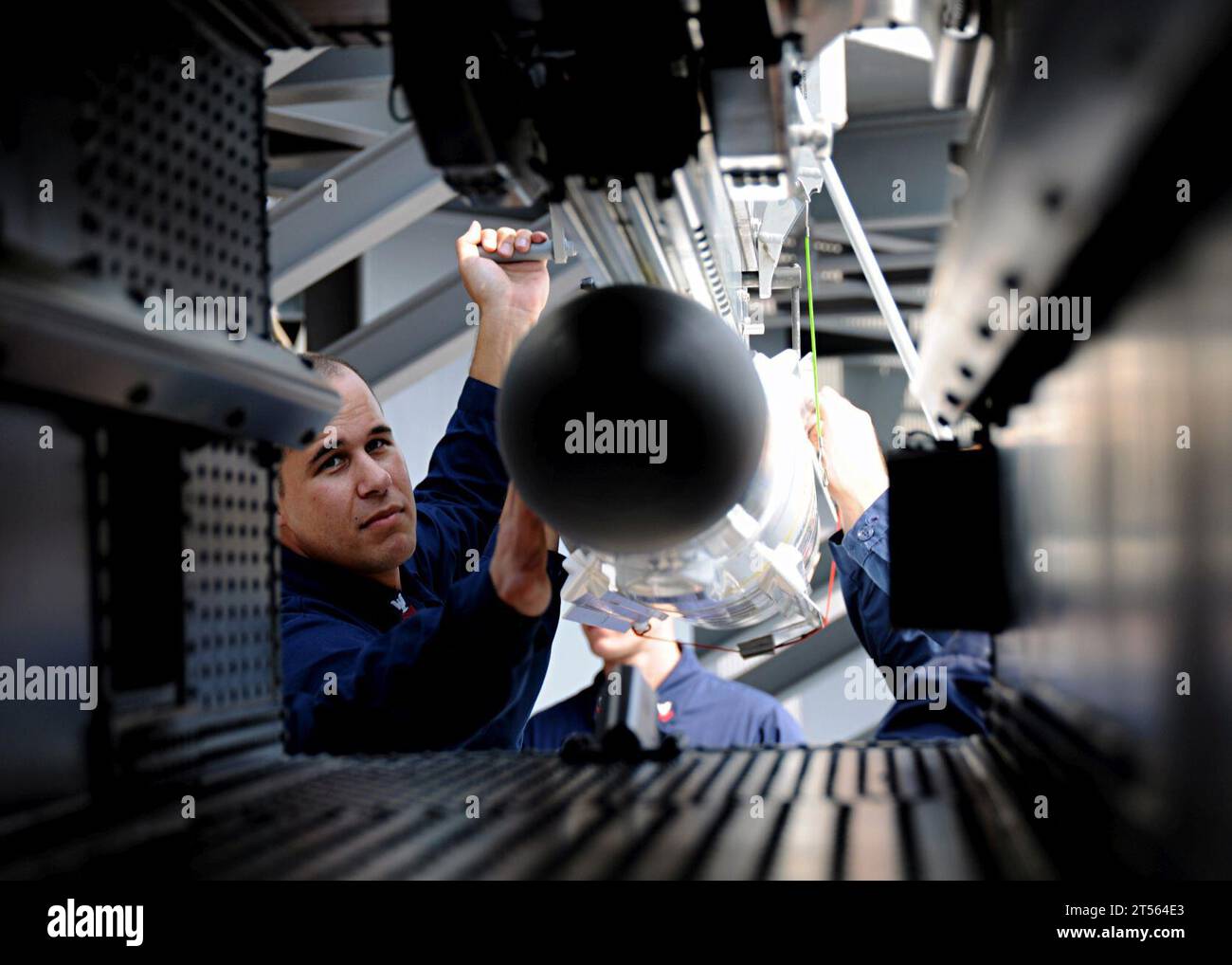 NATO Sea Sparrow missile, Sailors, USS George H.W. Bush (CVN 77 ...