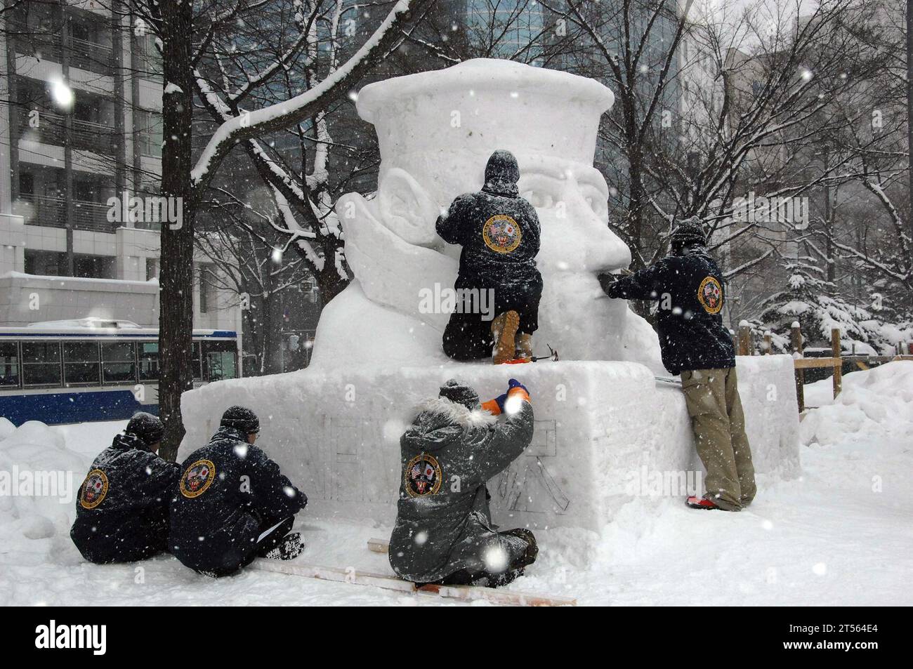 Naval Air Facility Misawa, Navy Misawa Snow Sculpture Team, Sapporo ...