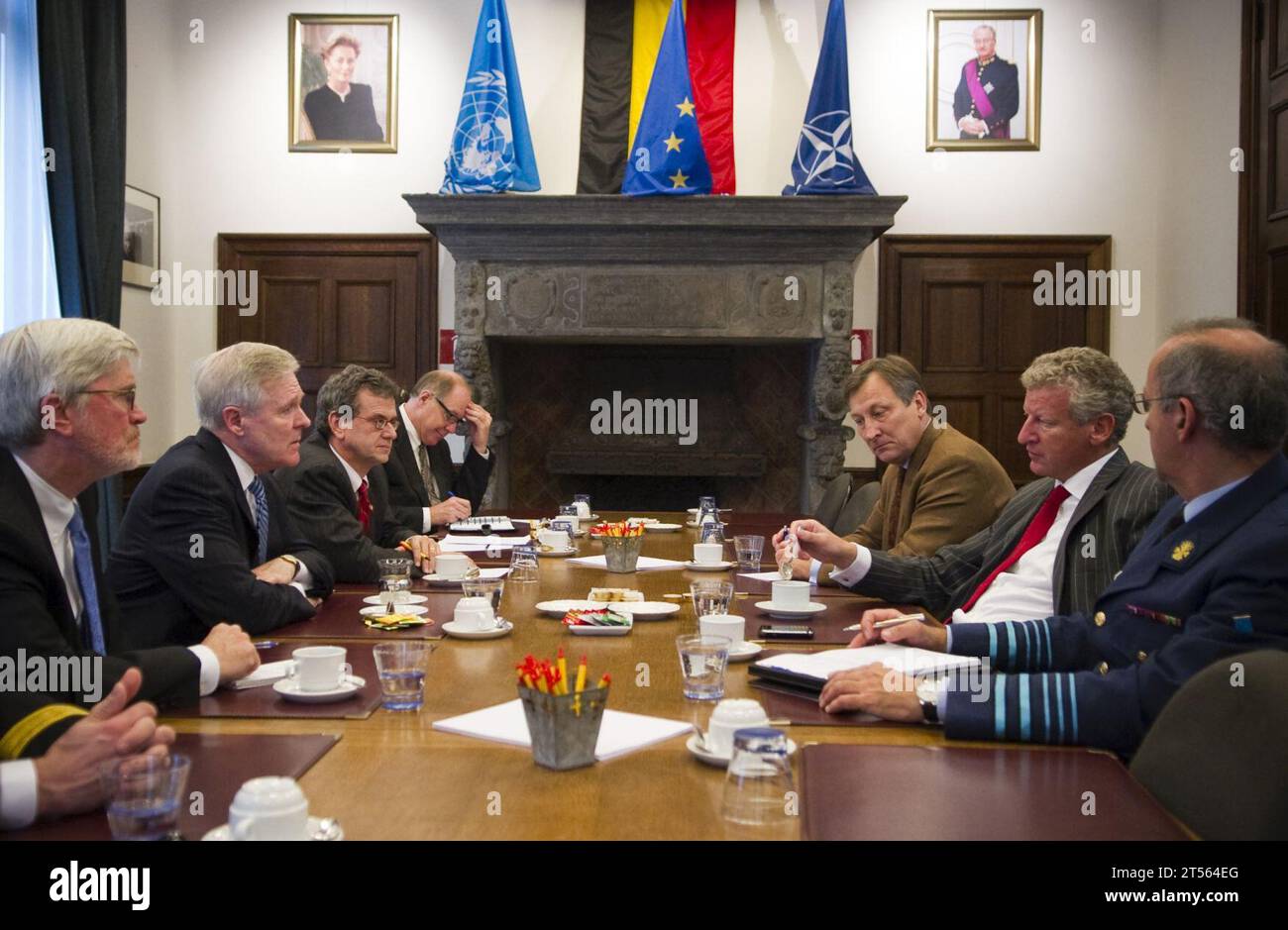 NATO, Ray Mabus, secnav, Secretary of the Navy, U.S. Navy Stock Photo ...