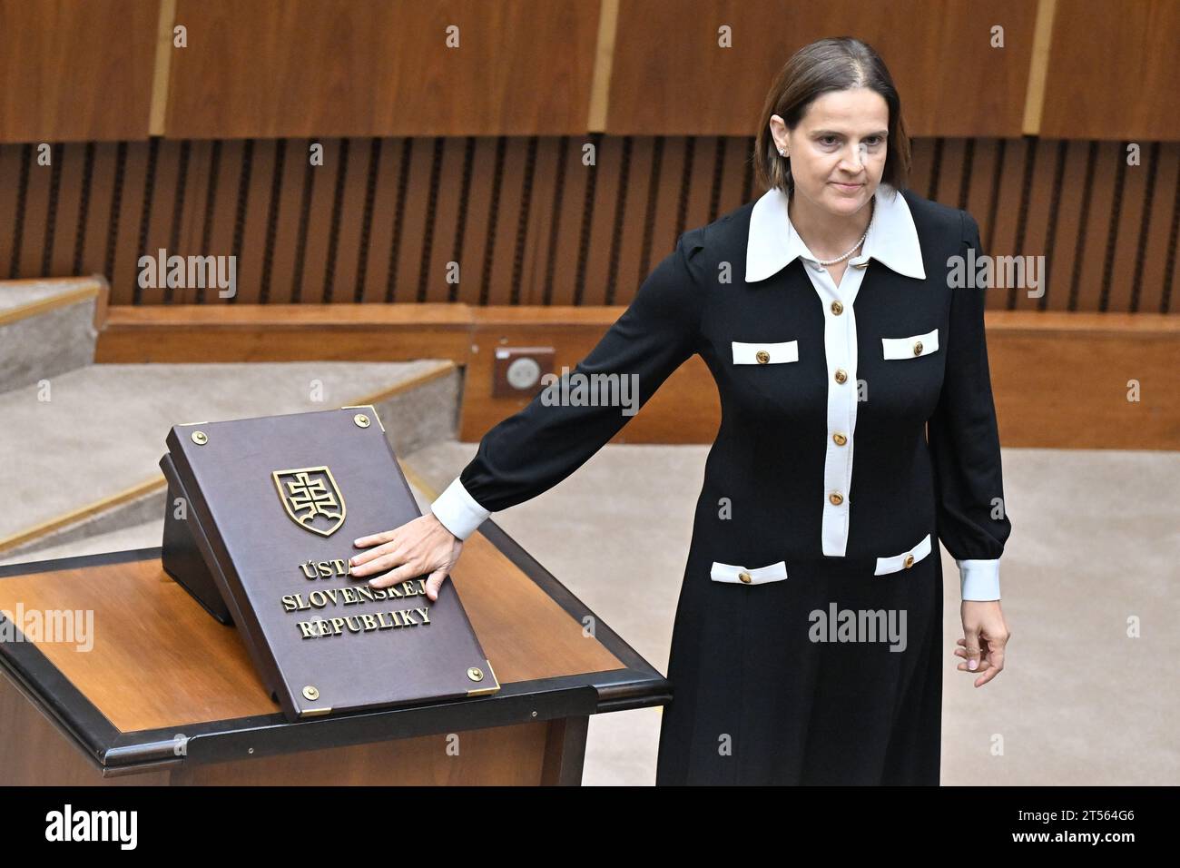 Slovak Member of Parliament Maria Kolikova (pictured) and newly-Elected ...