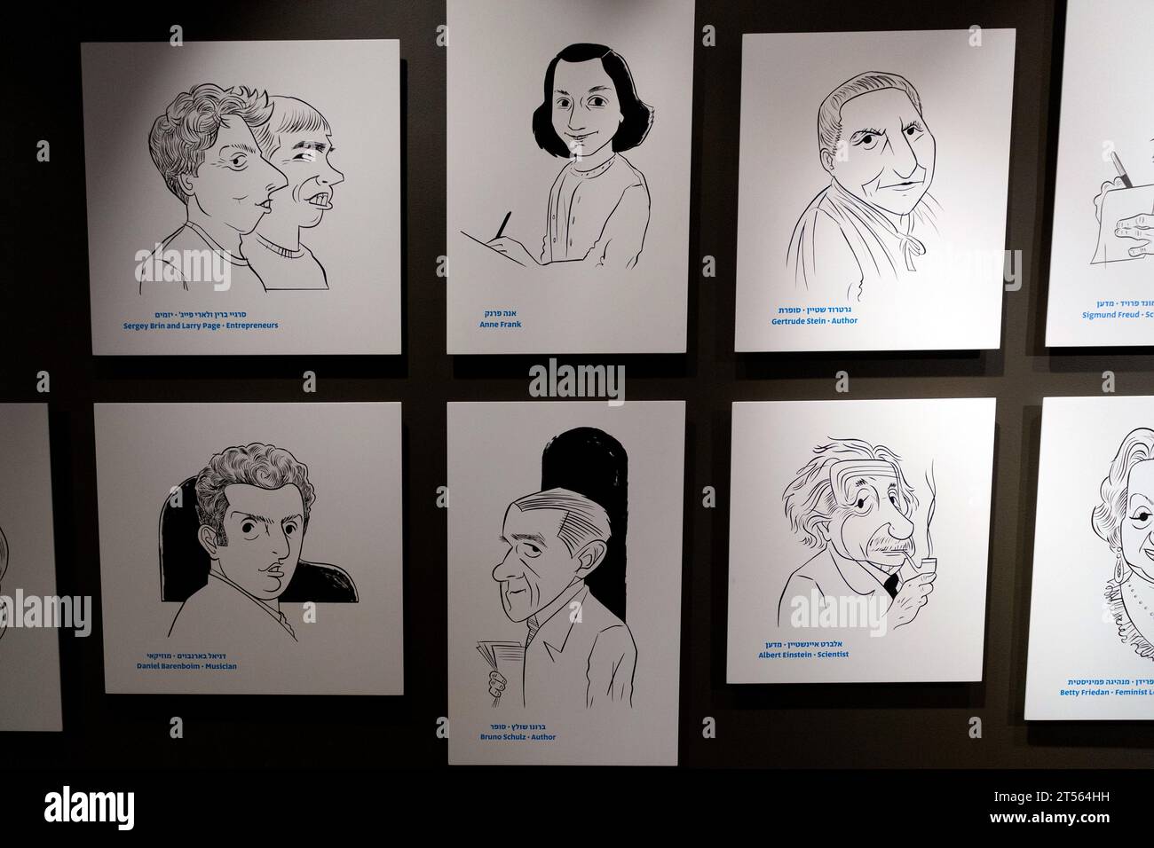 Tel Aviv, Israel - October 27, 2023 - Significant Jewish people's ...