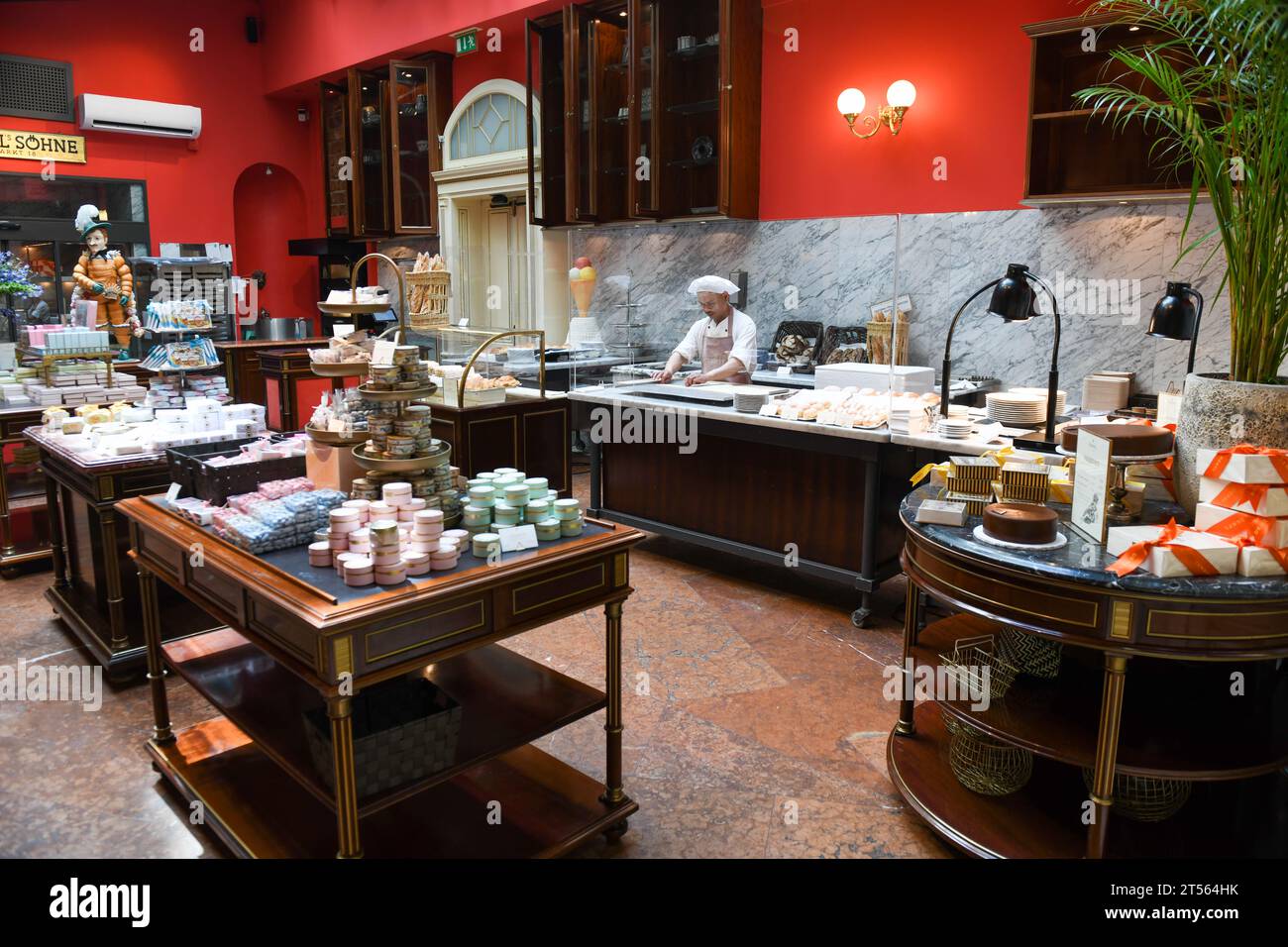 Vienna, Austria - 30 June 2023: interior of a pastry shop at Vienna on ...