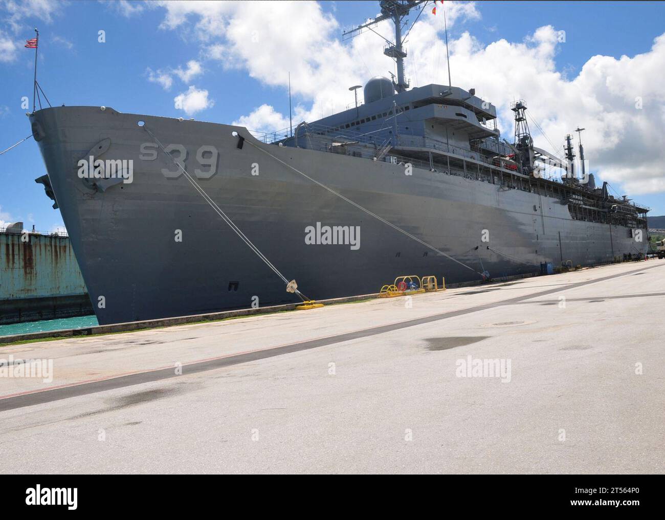 Naval Base Guam, USS Emory S. Land Stock Photo - Alamy