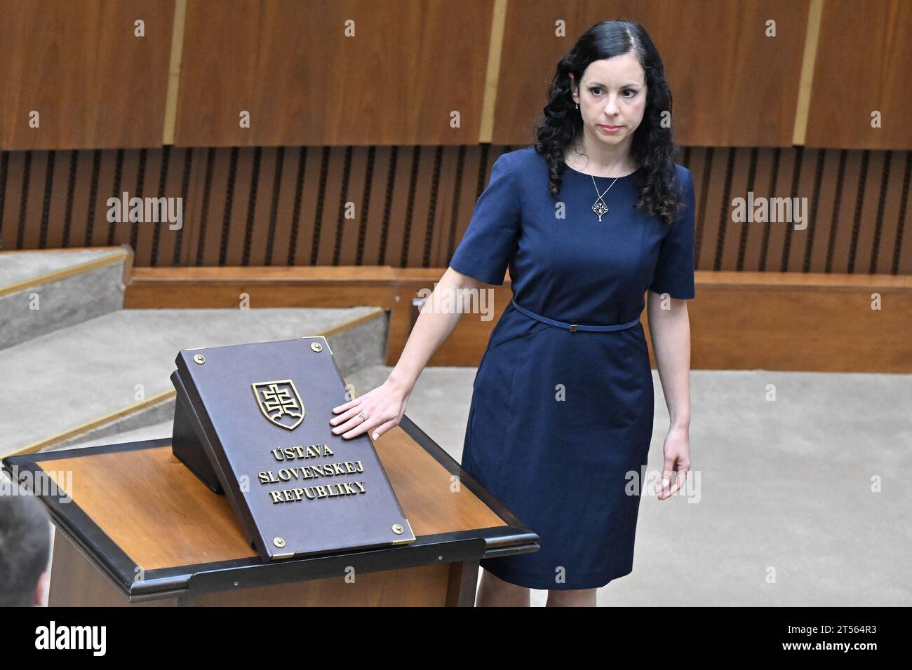 Slovak Member of Parliament Tina Gazovicova (pictured) and newly ...