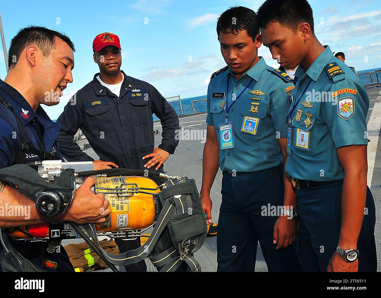 Naval Engagement Activity Indonesia 2010, NEA, ships, training, U.S. Navy Stock Photo - Alamy