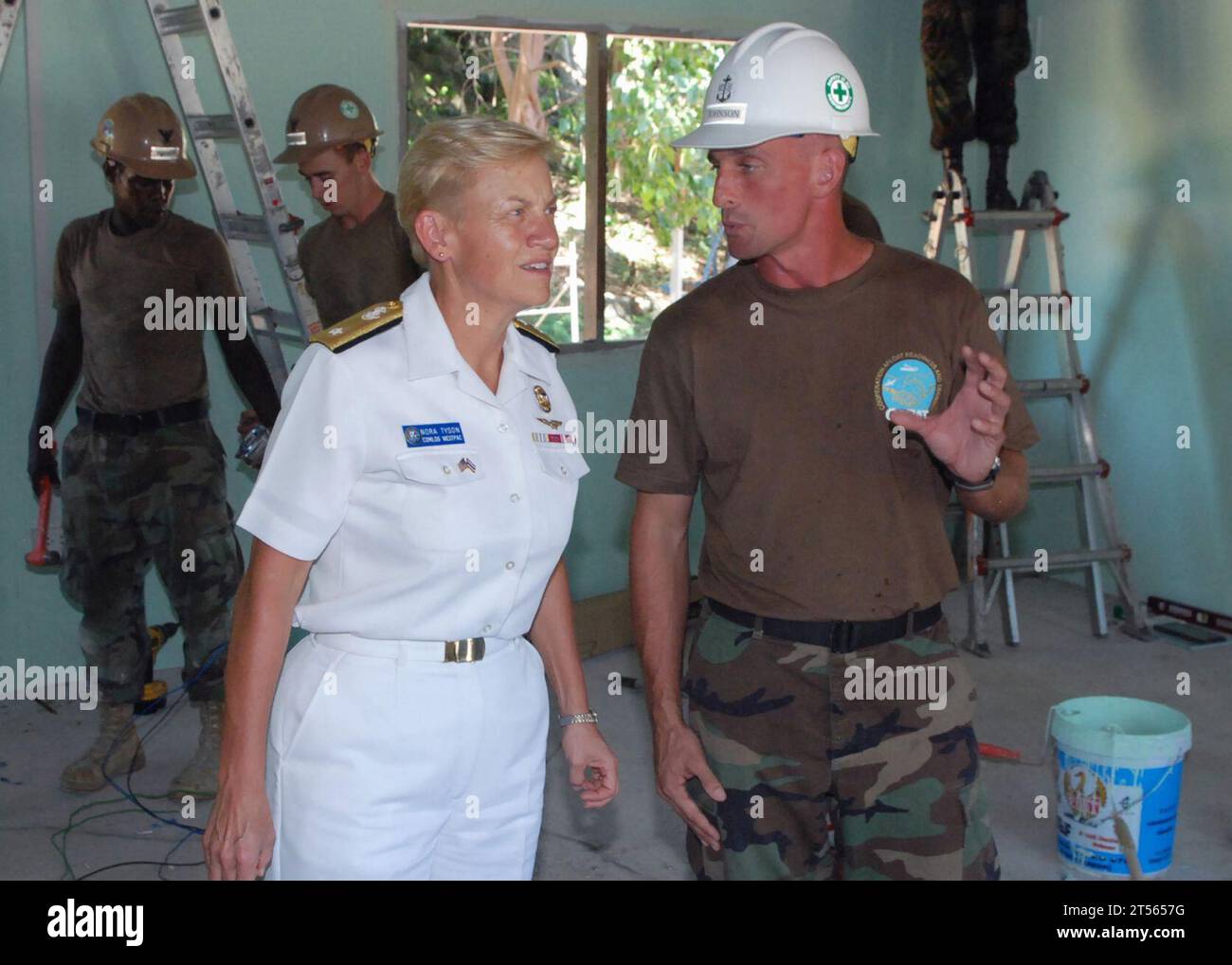 Naval Mobile Construction Battalion (NMCB) 40, Seabee Stock Photo - Alamy