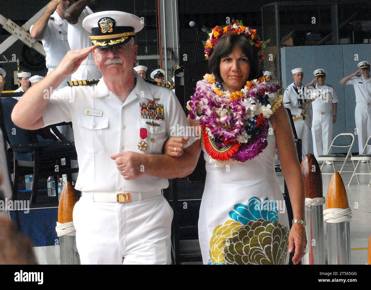 Naval service, retirement ceremony Stock Photo - Alamy