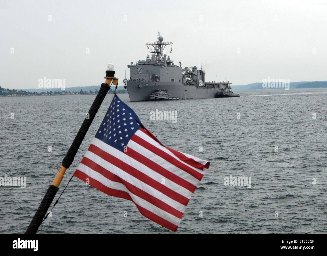Naval Region Northwest, Seattle Seafair, USS Germantown Stock Photo - Alamy