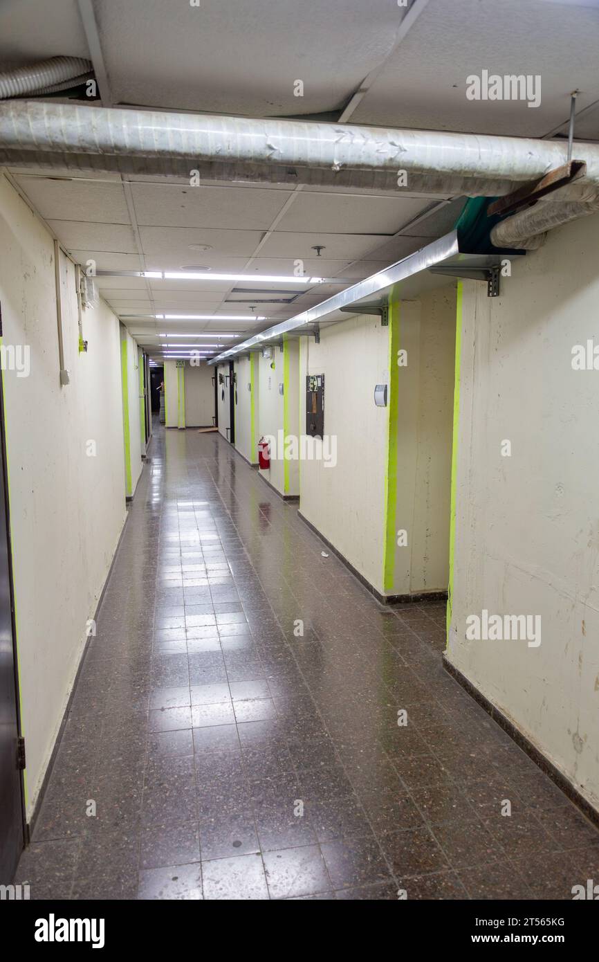 Tel Aviv, Israel - October 27, 2023 - Typical Israeli bomb shelter ...