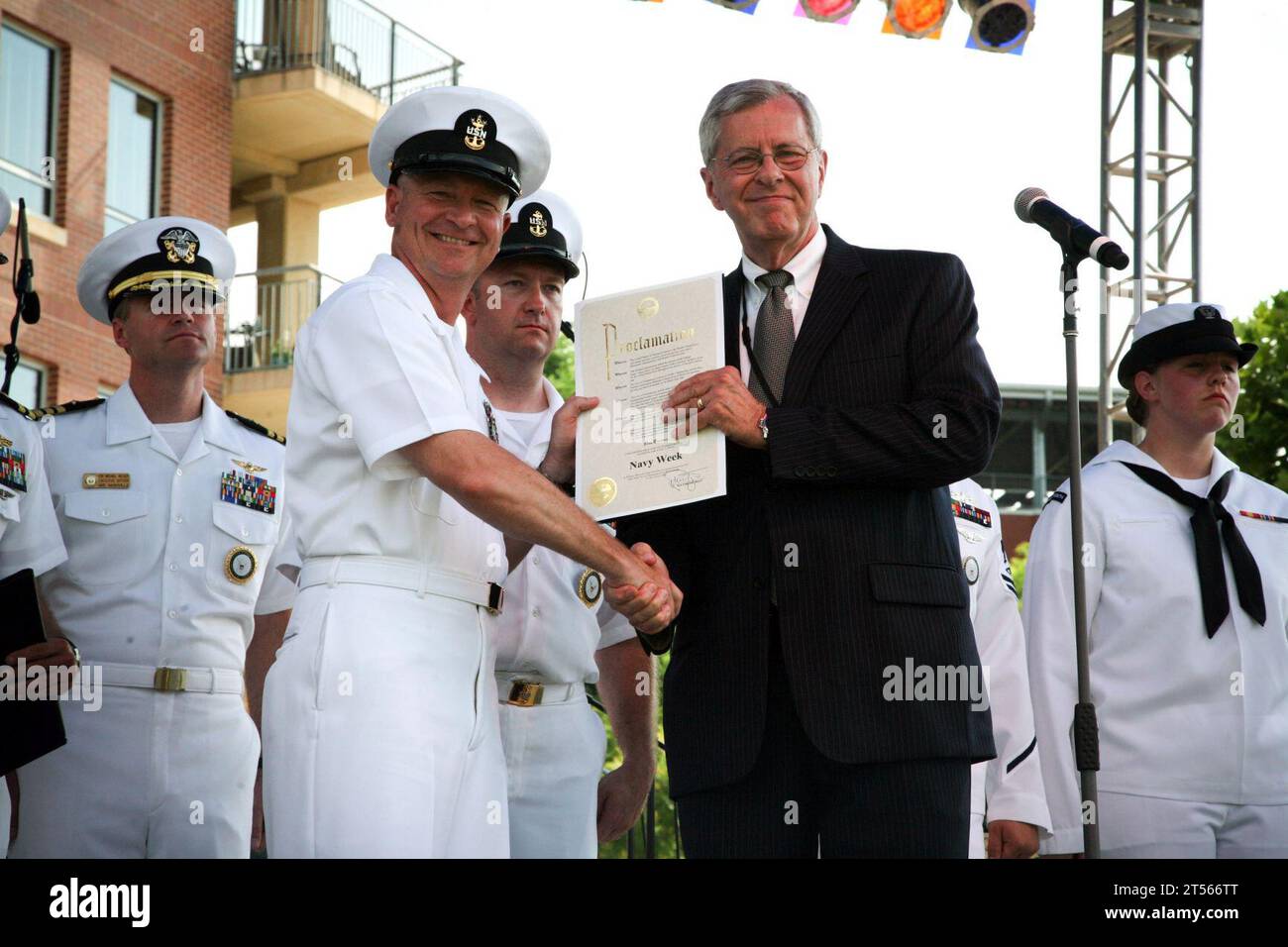 Navy Week, outreach, people, vip. mcpon, west Stock Photo - Alamy