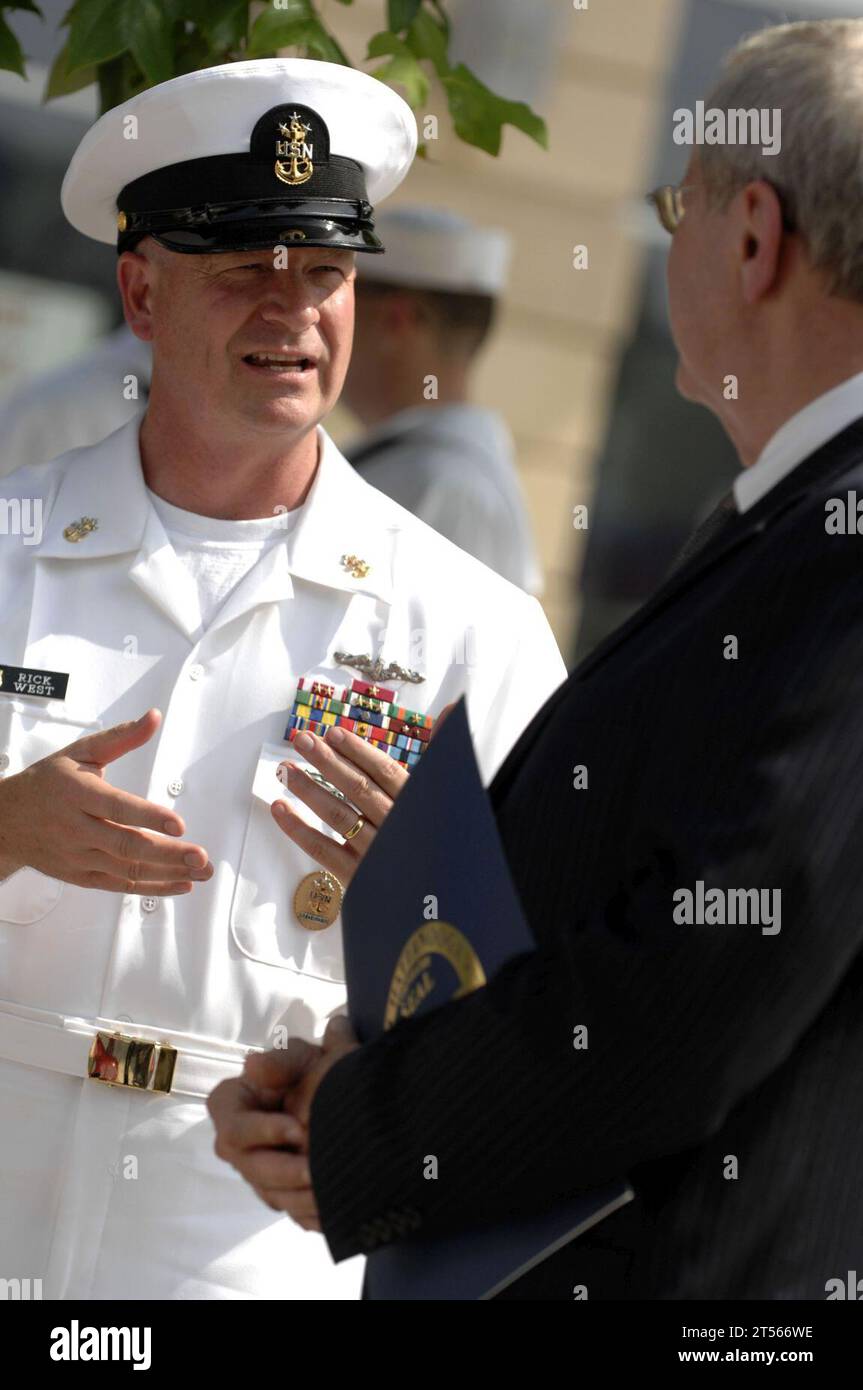 Navy Week, outreach, people, vip. mcpon, west Stock Photo - Alamy