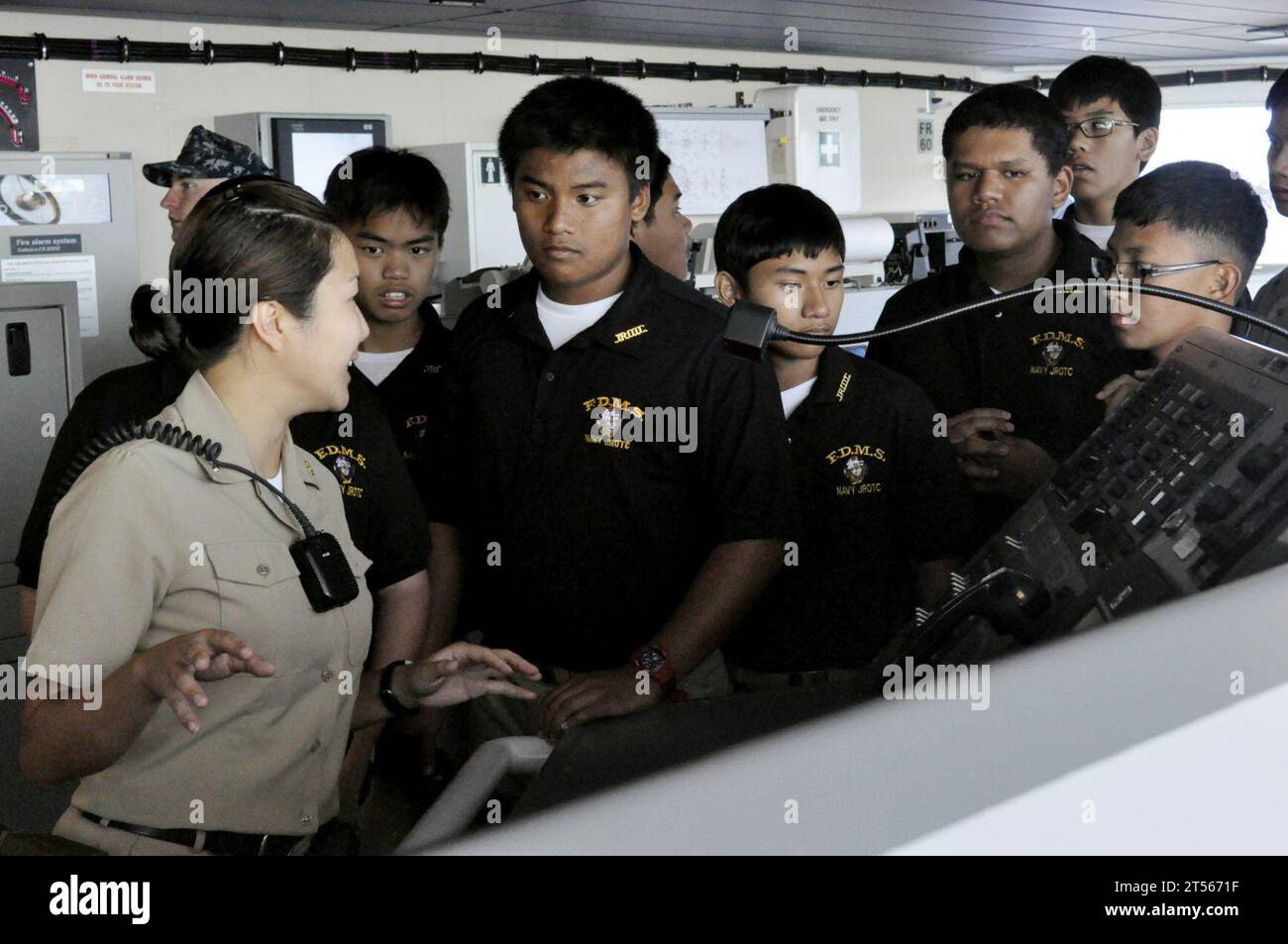 navy, NJROTC, outreach, people, traing, U.S. Navy, USNS Amelia Earhart (T-AKE 6 Stock Photo - Alamy