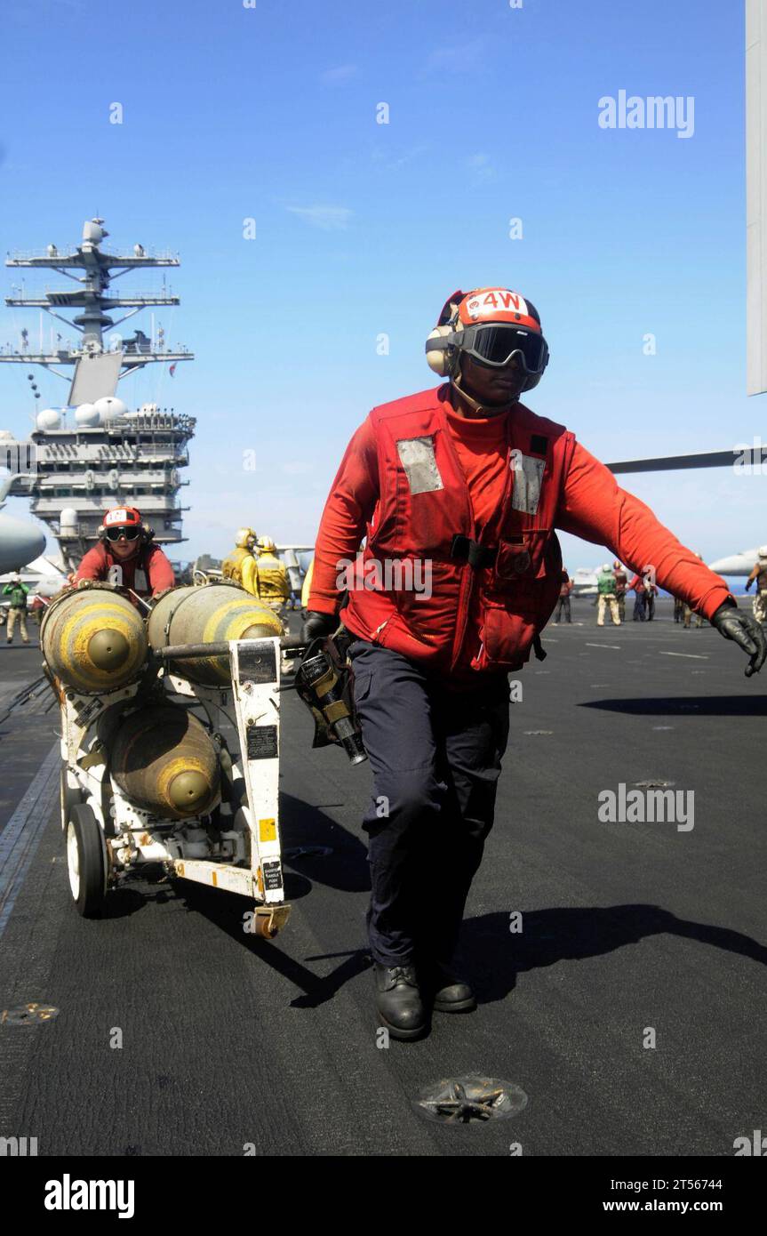navy, ordnance, people, U.S. Navy, USS Nimitz (CVN 68 Stock Photo - Alamy