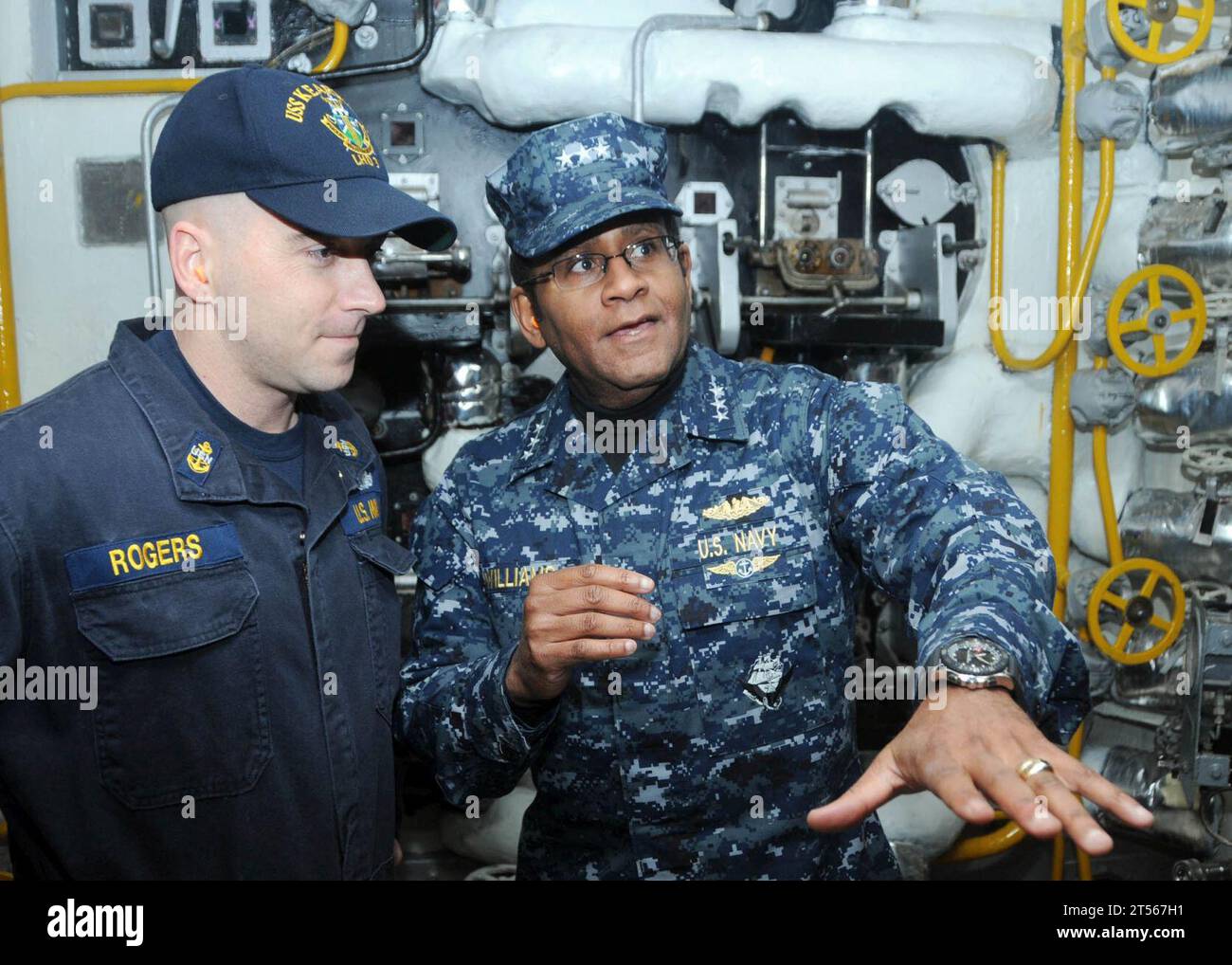 navy, people, U.S. Navy, USS Kearsarge (LHD 3), Vice Adm. Mel Williams ...
