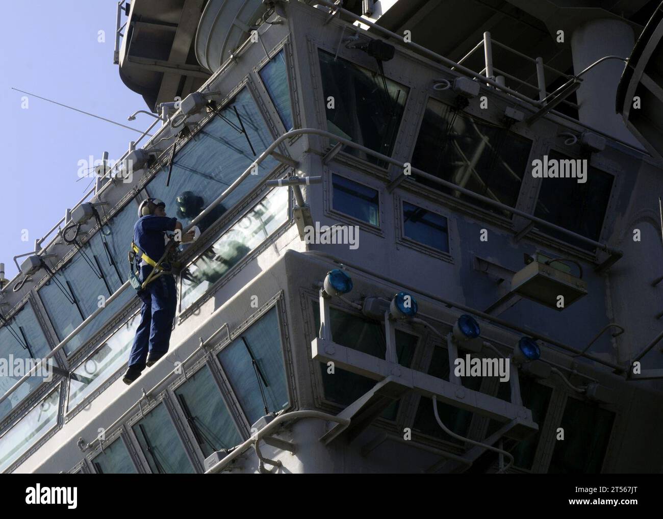 navy, Primary Flight Control aboard amphibious assault ship USS ...