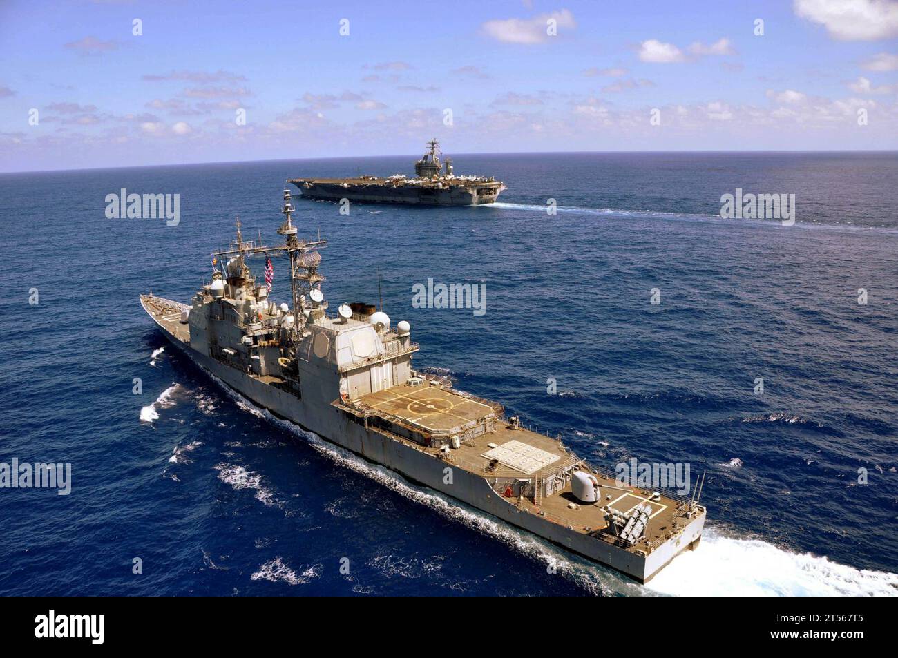 navy, ships, U.S. Navy, USS Chosin (CG 65), USS Nimitz (CVN 68 Stock ...