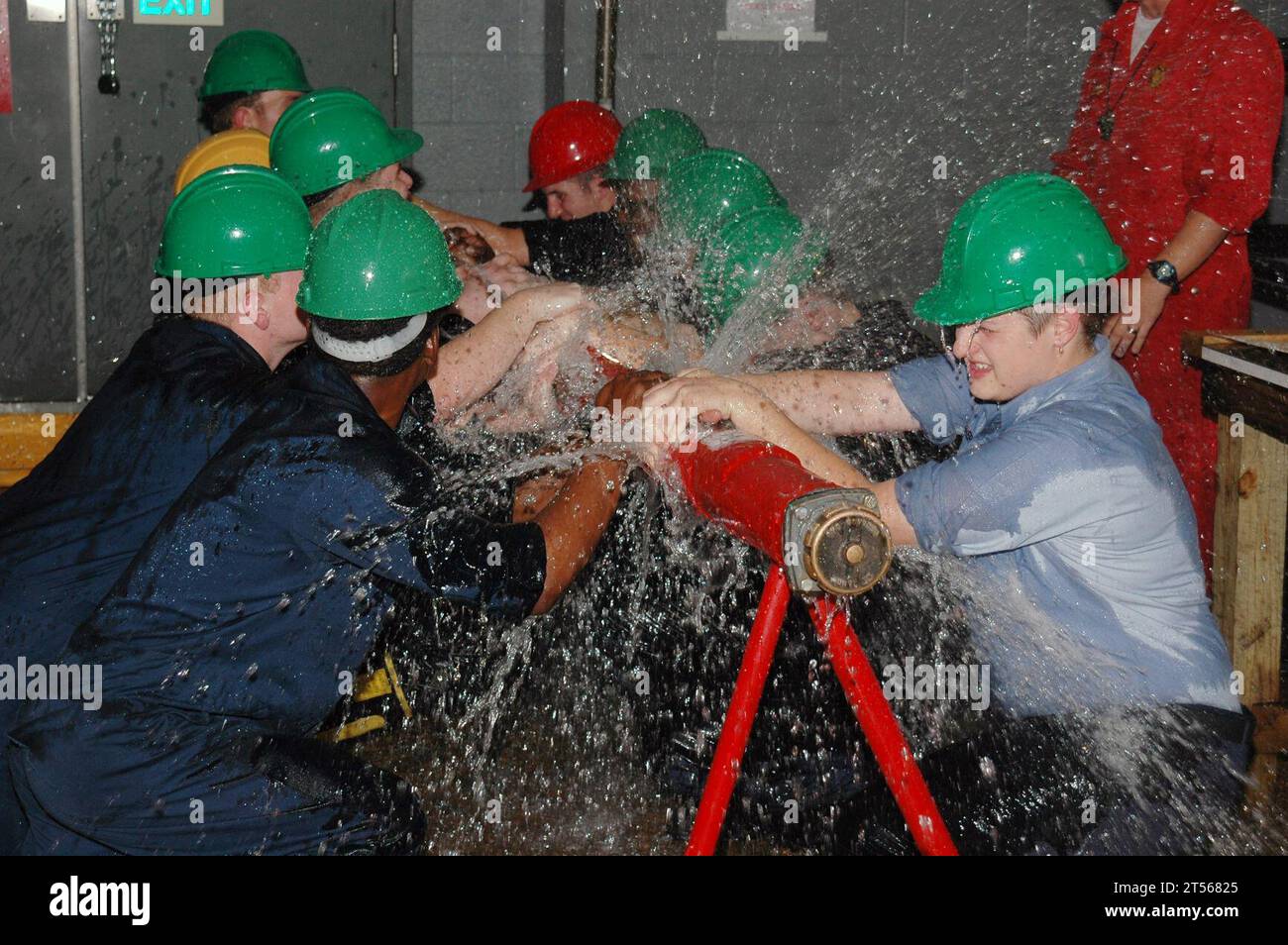 Uss buttercup damage control trainer at naval station hi-res stock ...