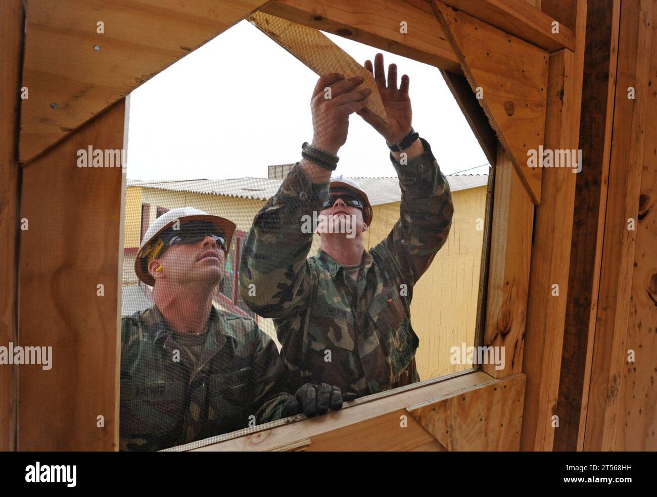 NMCB-28, Project Handclasp, screen door, Seabee, Southern Partnership ...