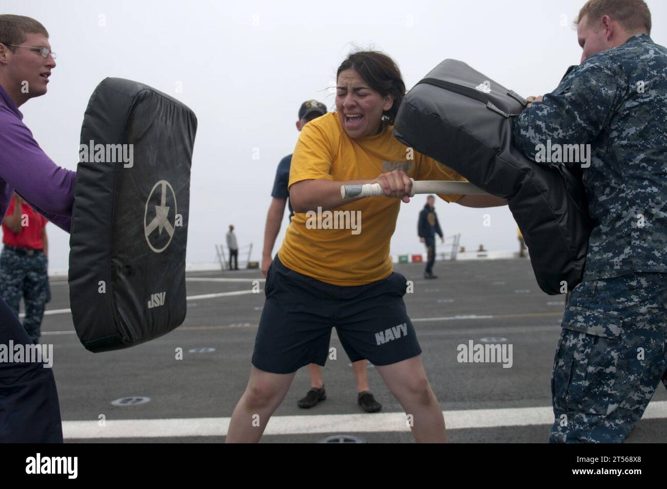 O.C. Spray, U.S. Navy, USMC, USS New Orleans Stock Photo - Alamy