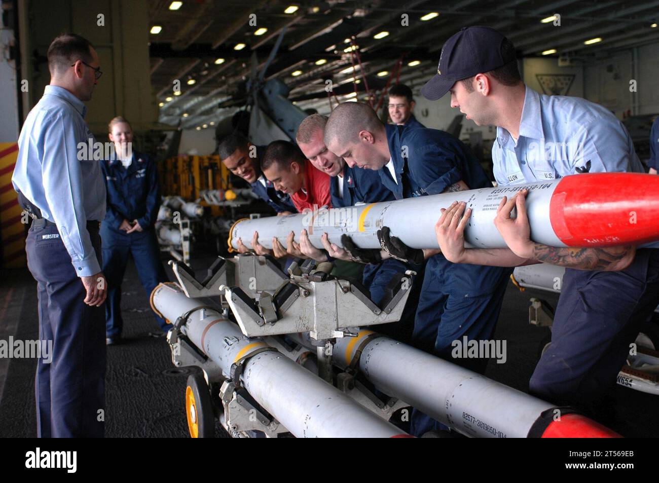ordnance, USS Nimitz (CVN 68), weapons Stock Photo - Alamy