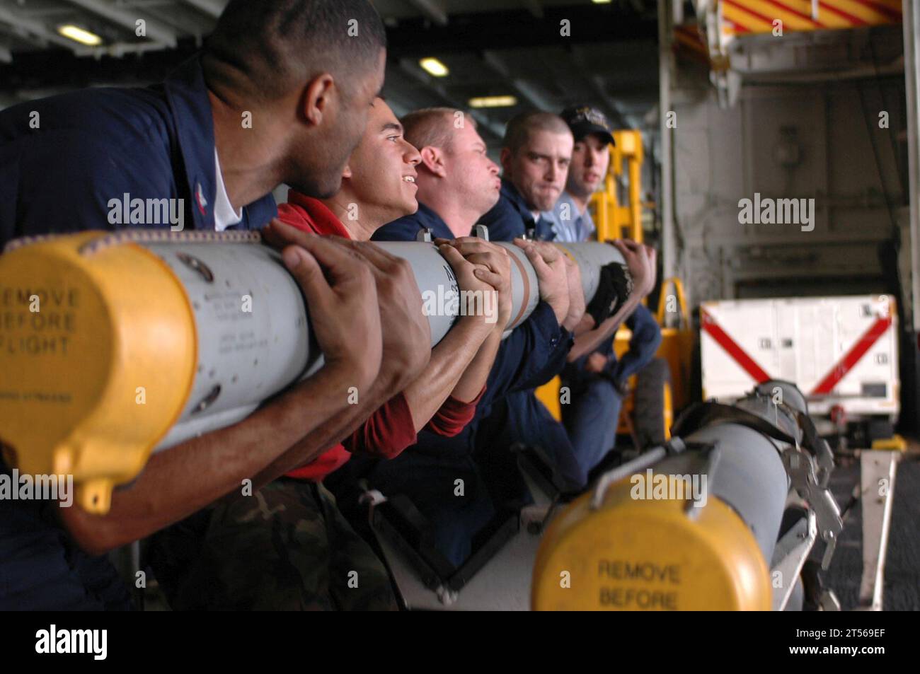 ordnance, USS Nimitz (CVN 68), weapons Stock Photo - Alamy