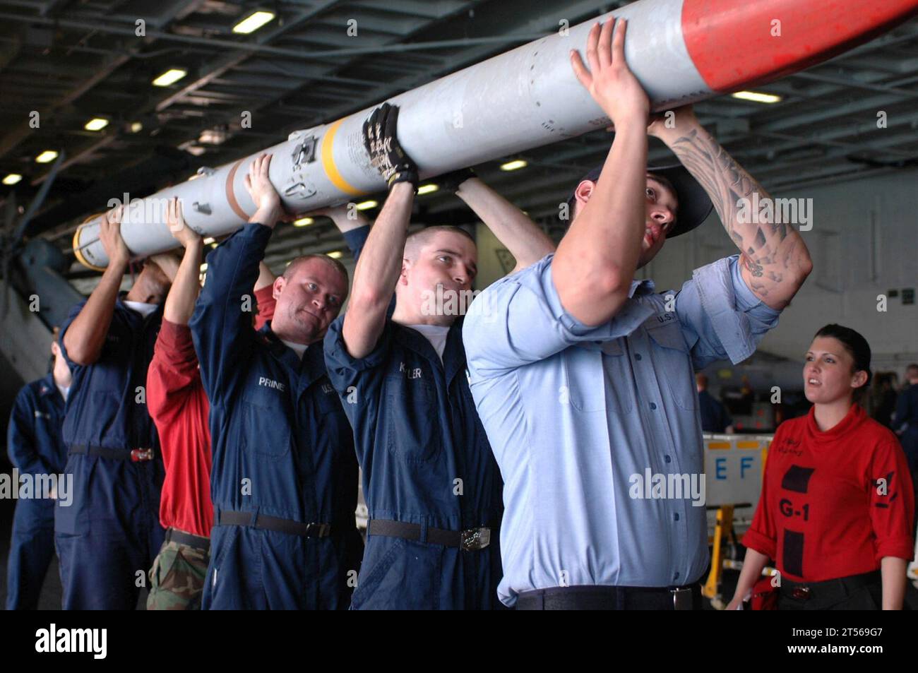 ordnance, USS Nimitz (CVN 68), weapons Stock Photo - Alamy