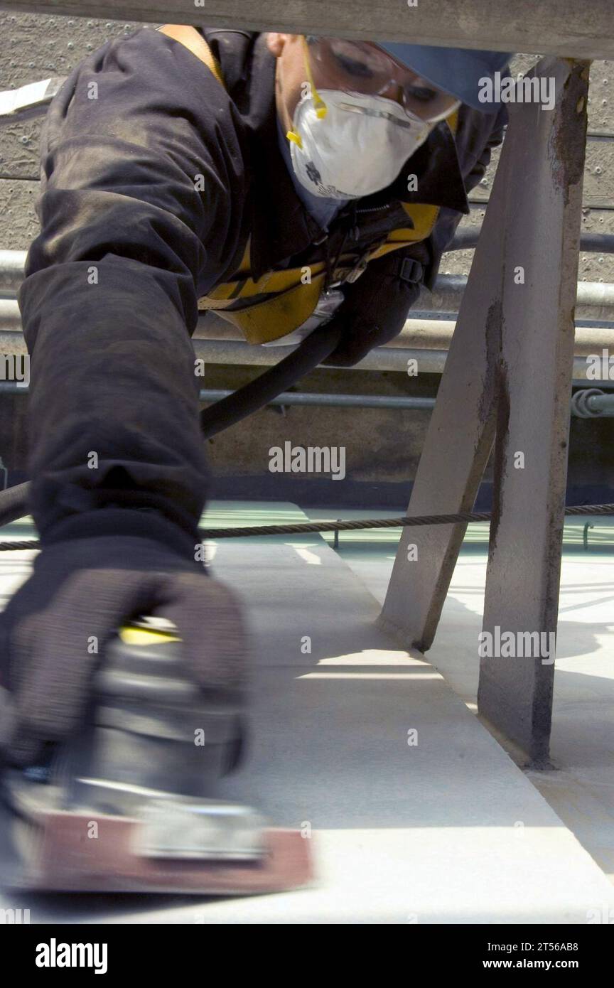 Painting and Preservation, Refueling Complex Overhaul (RCOH), USS Carl ...