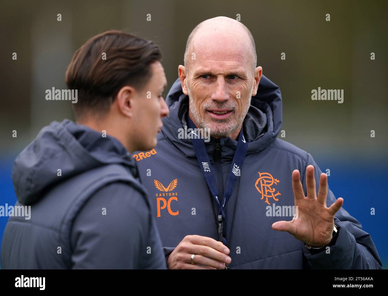 Rangers manager philippe clement during a press conference at the ...