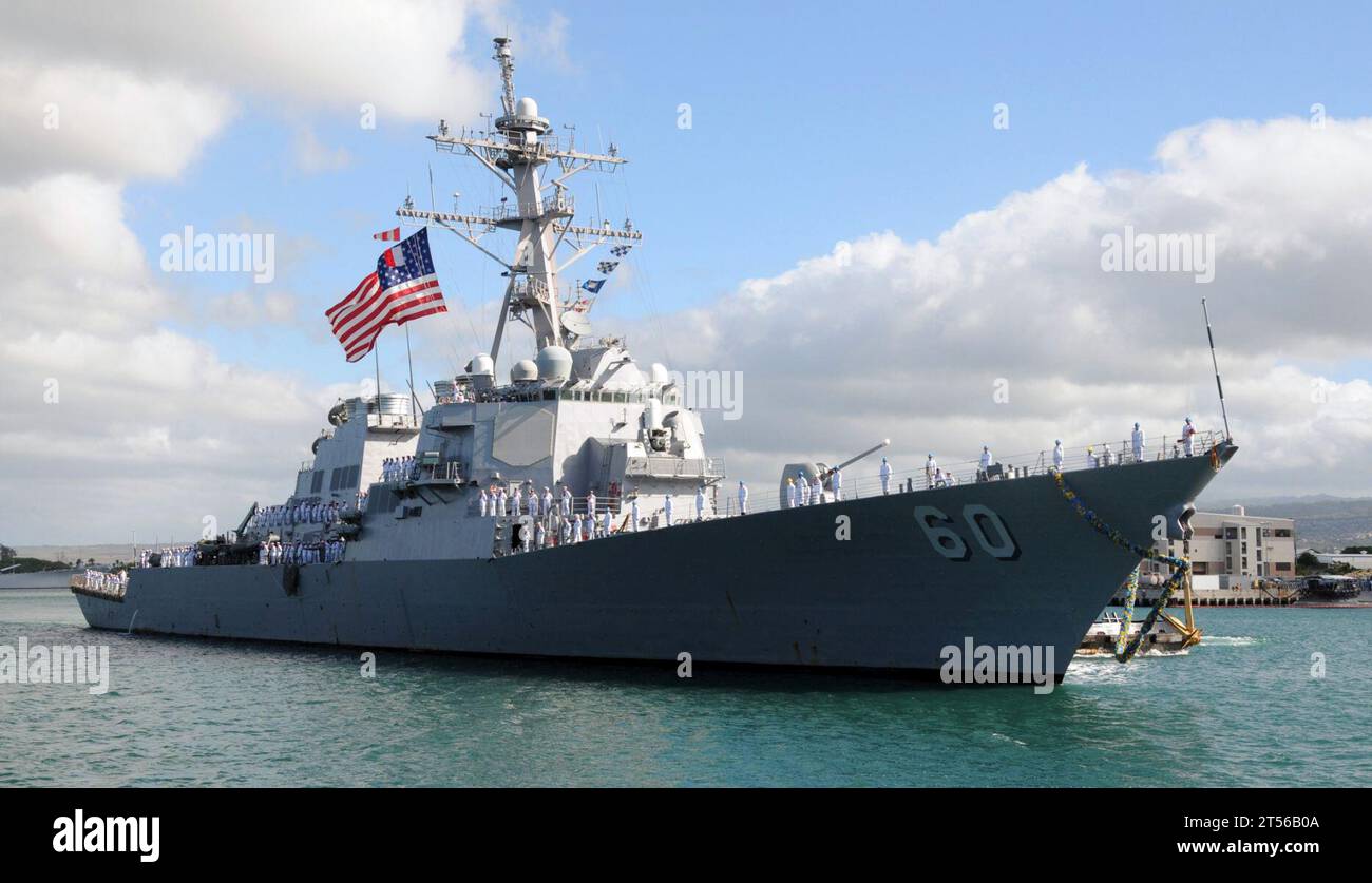Pearl Harbor, USS Paul Hamilton (DDG 60 Stock Photo - Alamy