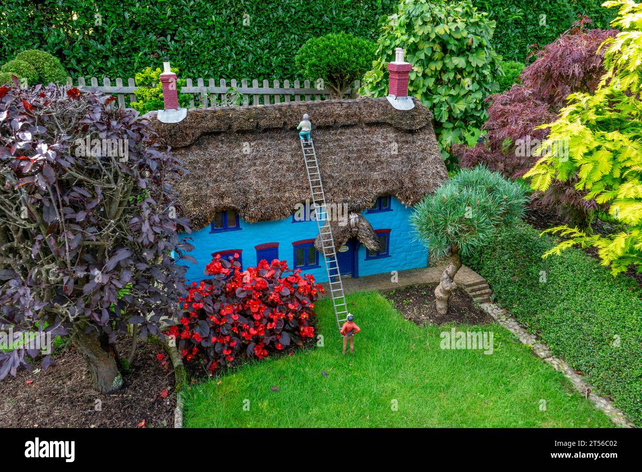 Scenes of a small village Stock Photo - Alamy