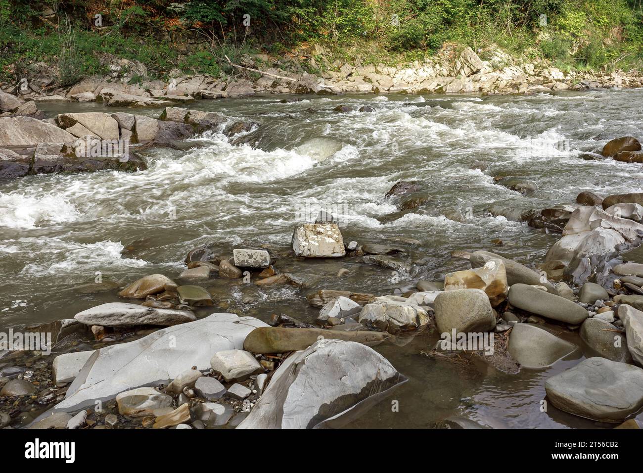 The Carpathian region of Ukraine near the village of Yaremche Stock ...