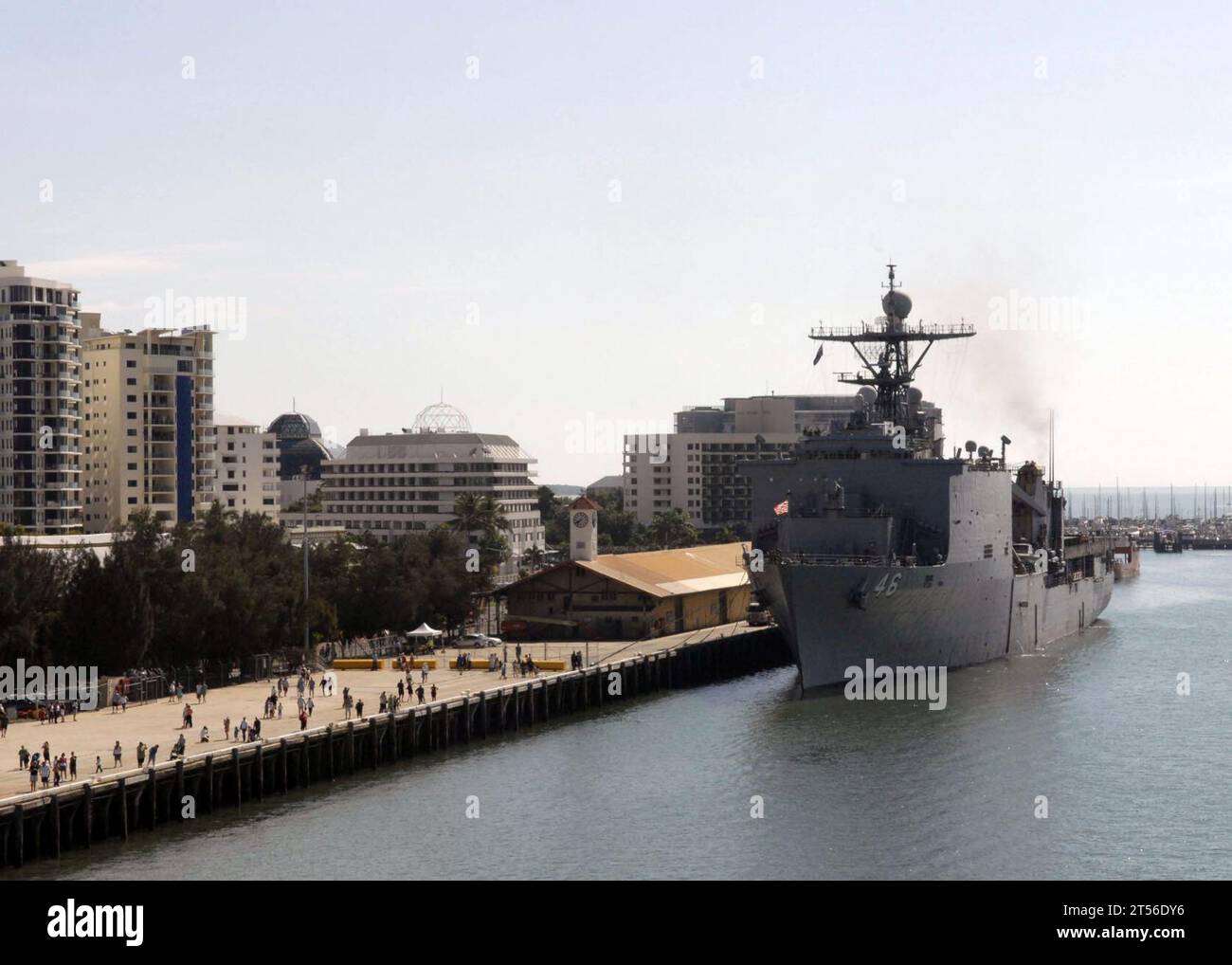 pier side, Trinity Wharf Stock Photo - Alamy