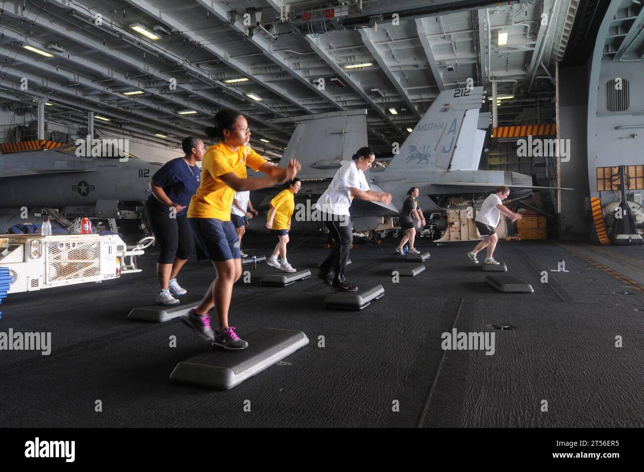 PT, step class Stock Photo - Alamy