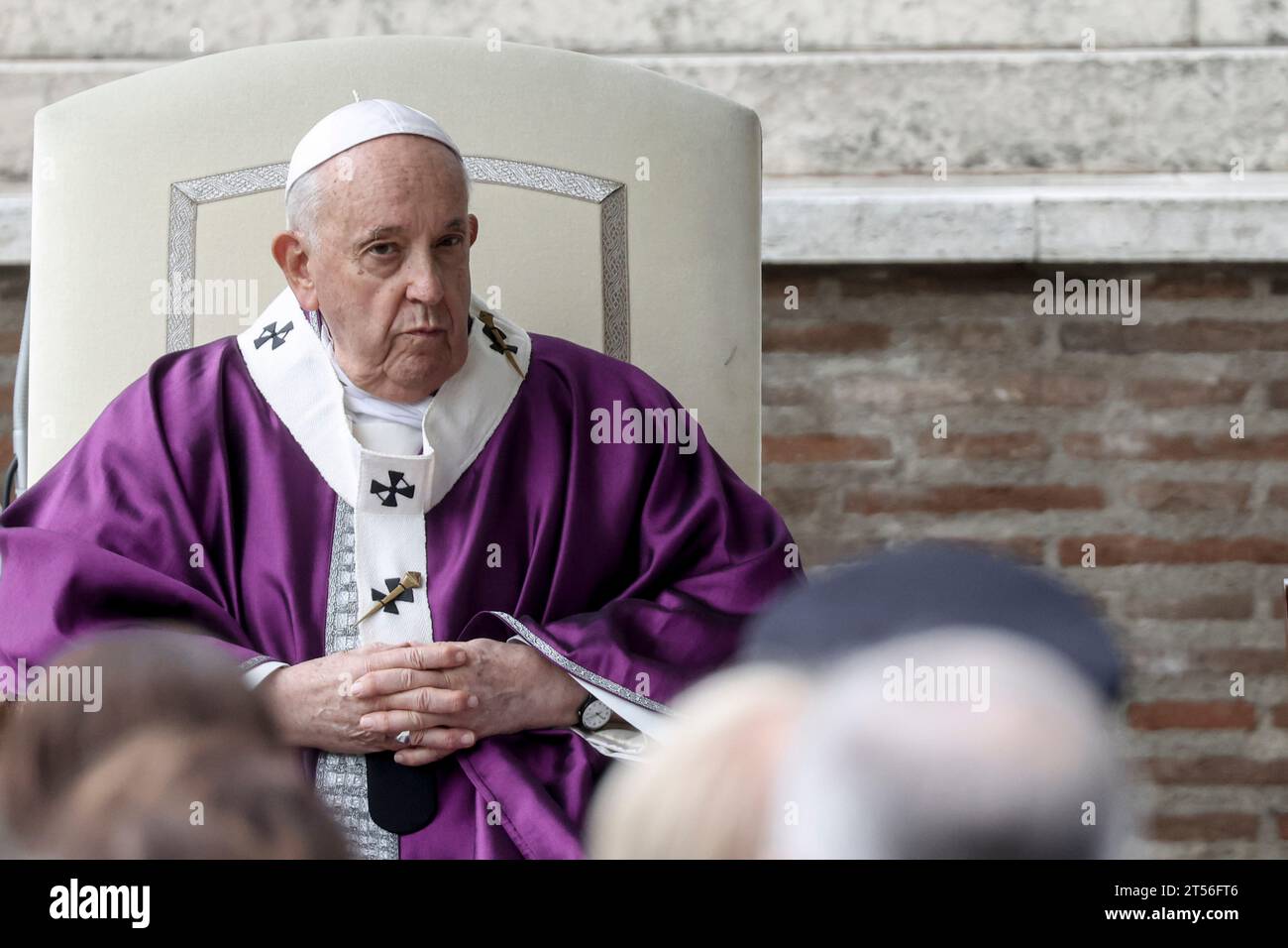 Italy, Rome, Pope Francis says mass for dead people at Rome's ...