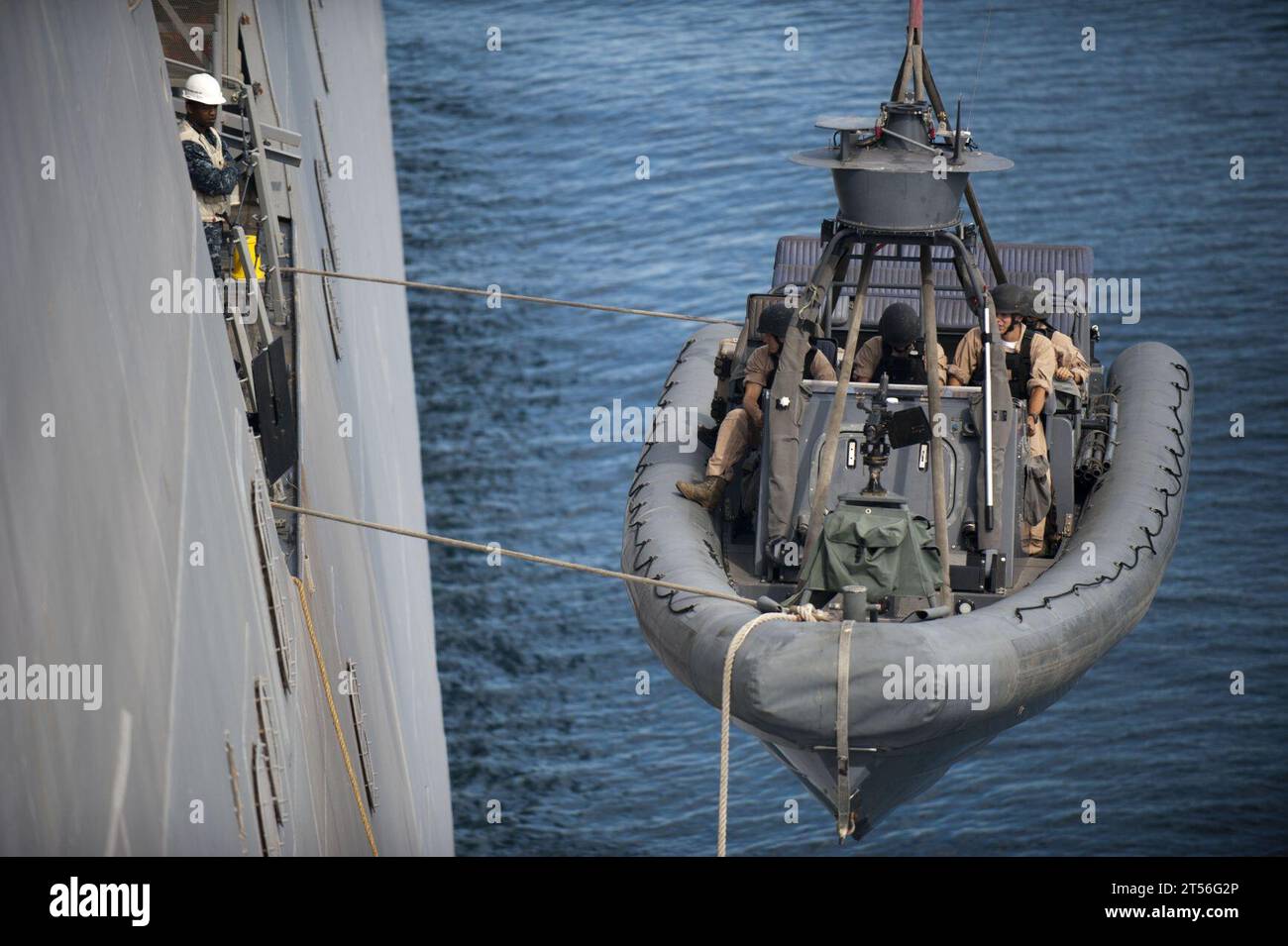 RHIB, U.S. Navy, USMC, USS New Orleans Stock Photo - Alamy