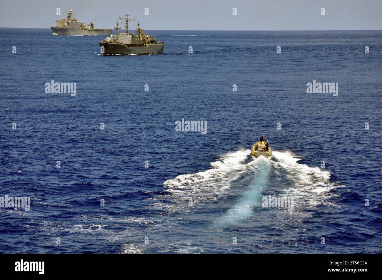 rigid-hulled inflatable boat (RHIB), UNITAS Gold, uss forrest sherman ...