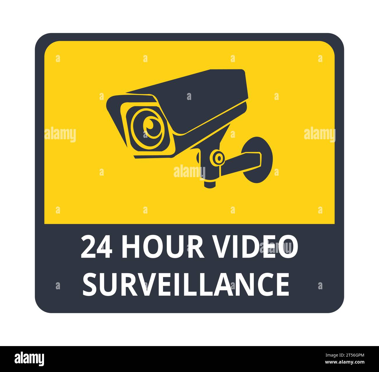 Security surveillance camera sign Stock Vector Image & Art - Alamy