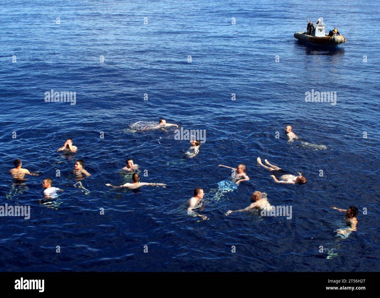 Sailors, swim call Stock Photo - Alamy