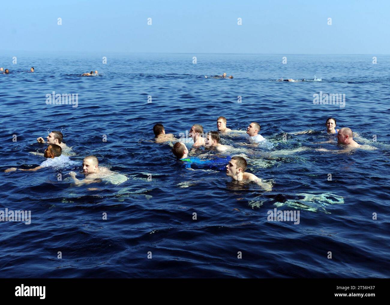 Sailors, swim call Stock Photo - Alamy