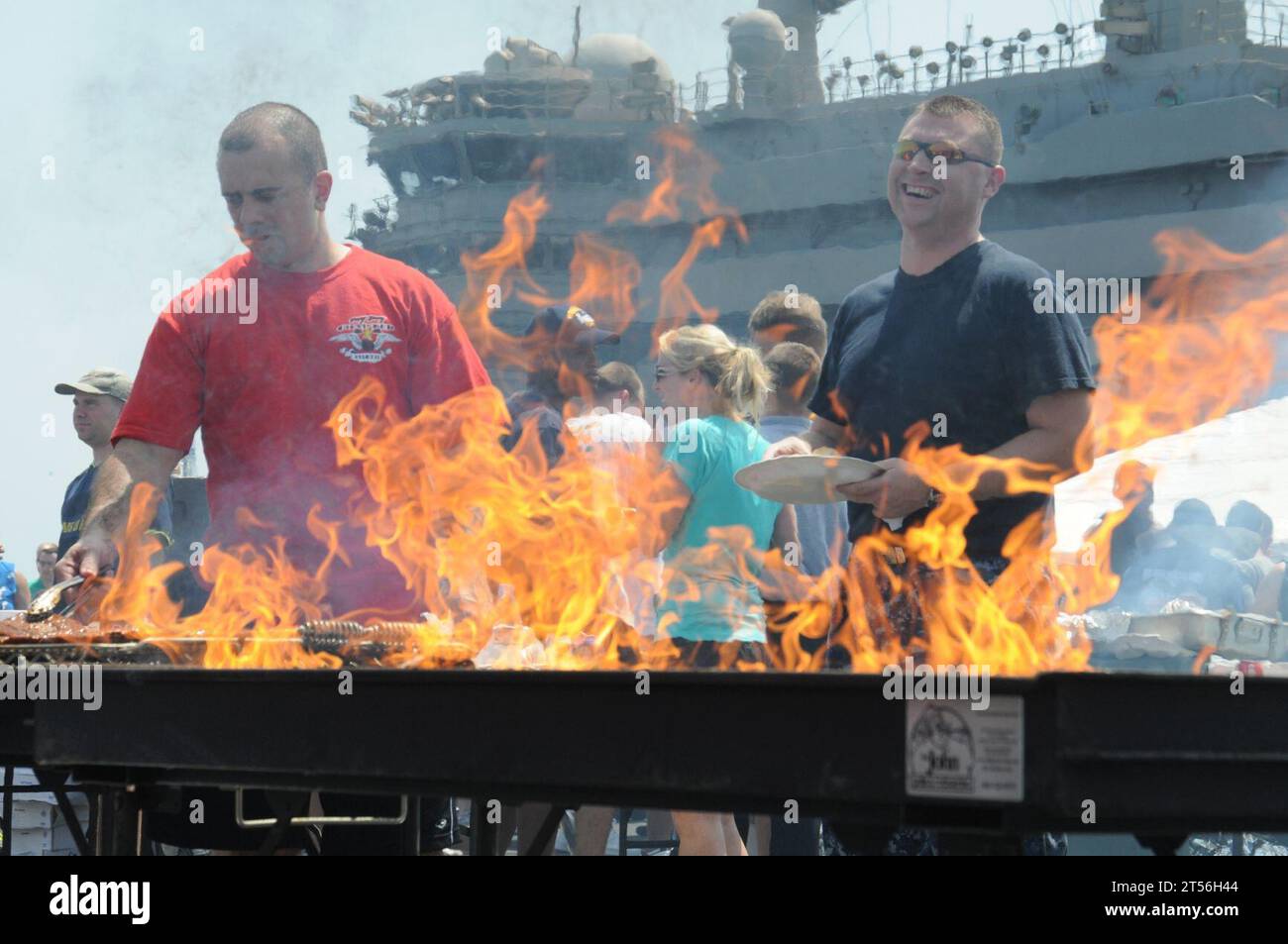 Sailors, Steel Bach Picnic, U.S. Navy, USS George H.W. Bush (CVN 77 ...