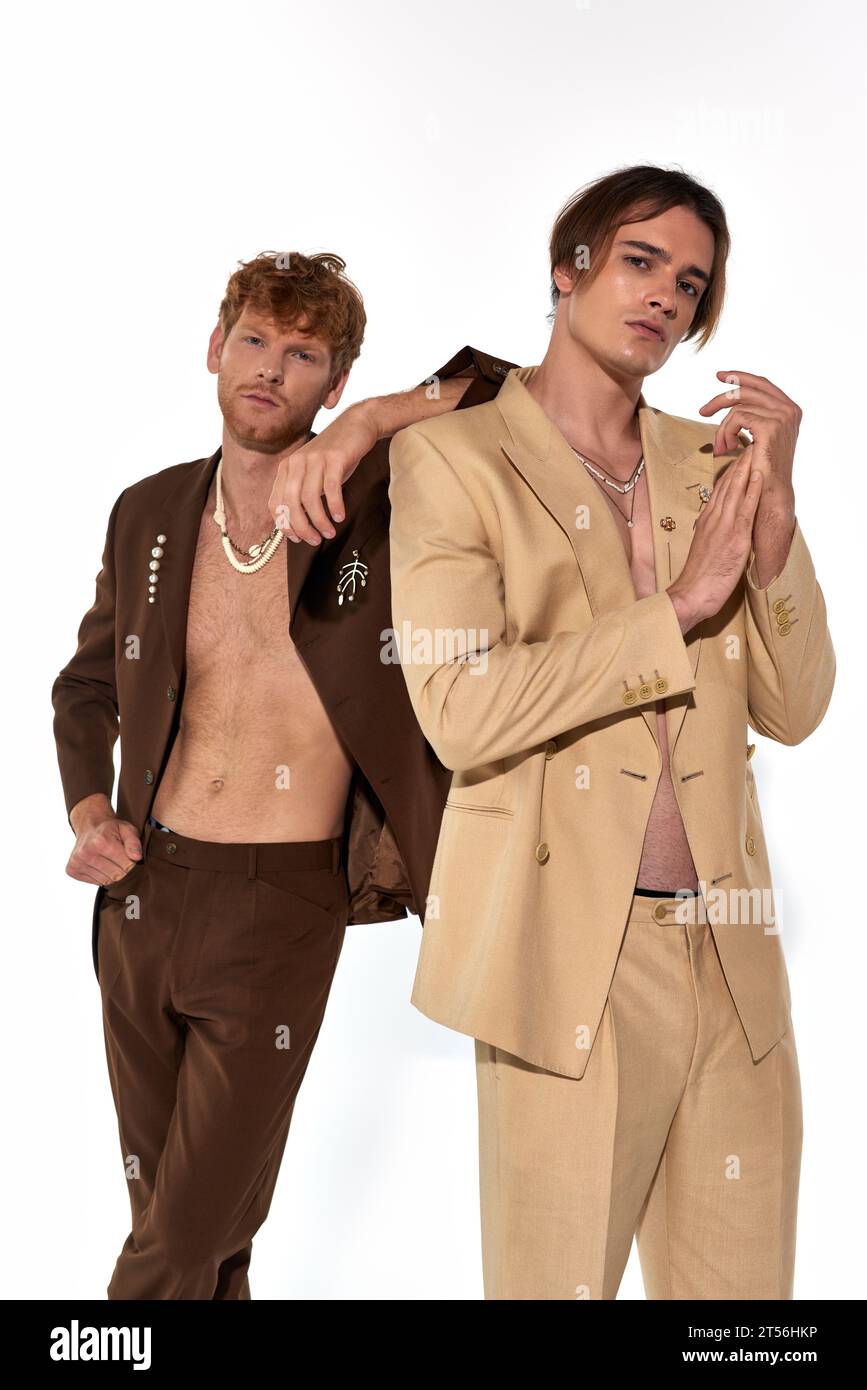 Handsome male models suits hi-res stock photography and images - Alamy