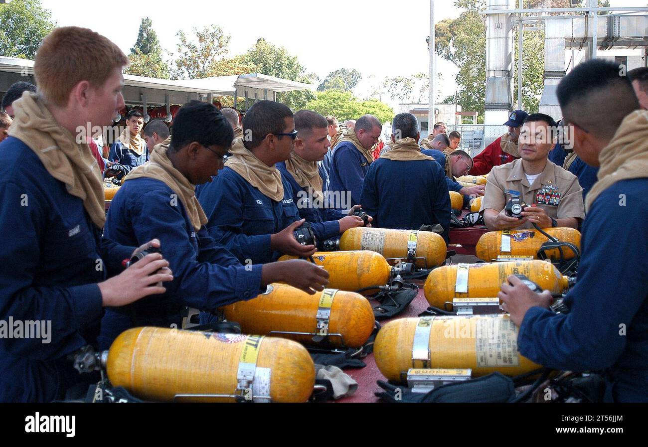 Self Contained Breathing Apparatus (SCBA), training Stock Photo - Alamy