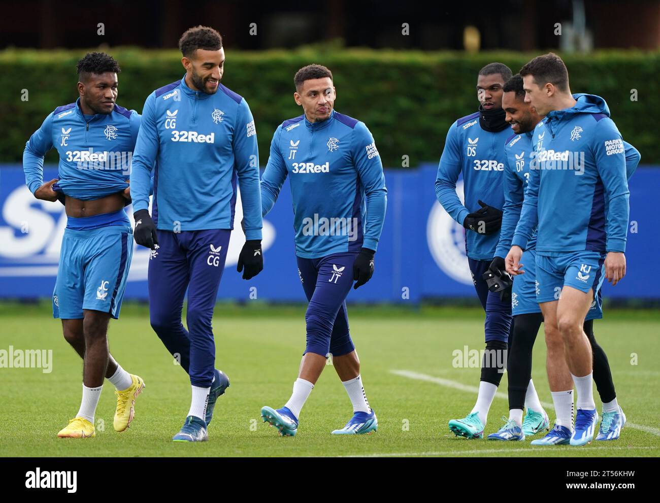 Rangers' Jose Cifuentes, Connor Goldson, James Tavernier, Dujon ...