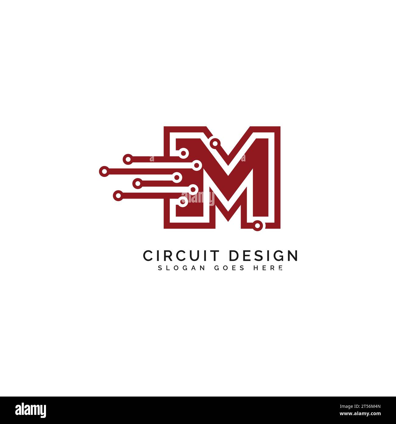 M shape circuit Stock Vector Images - Alamy