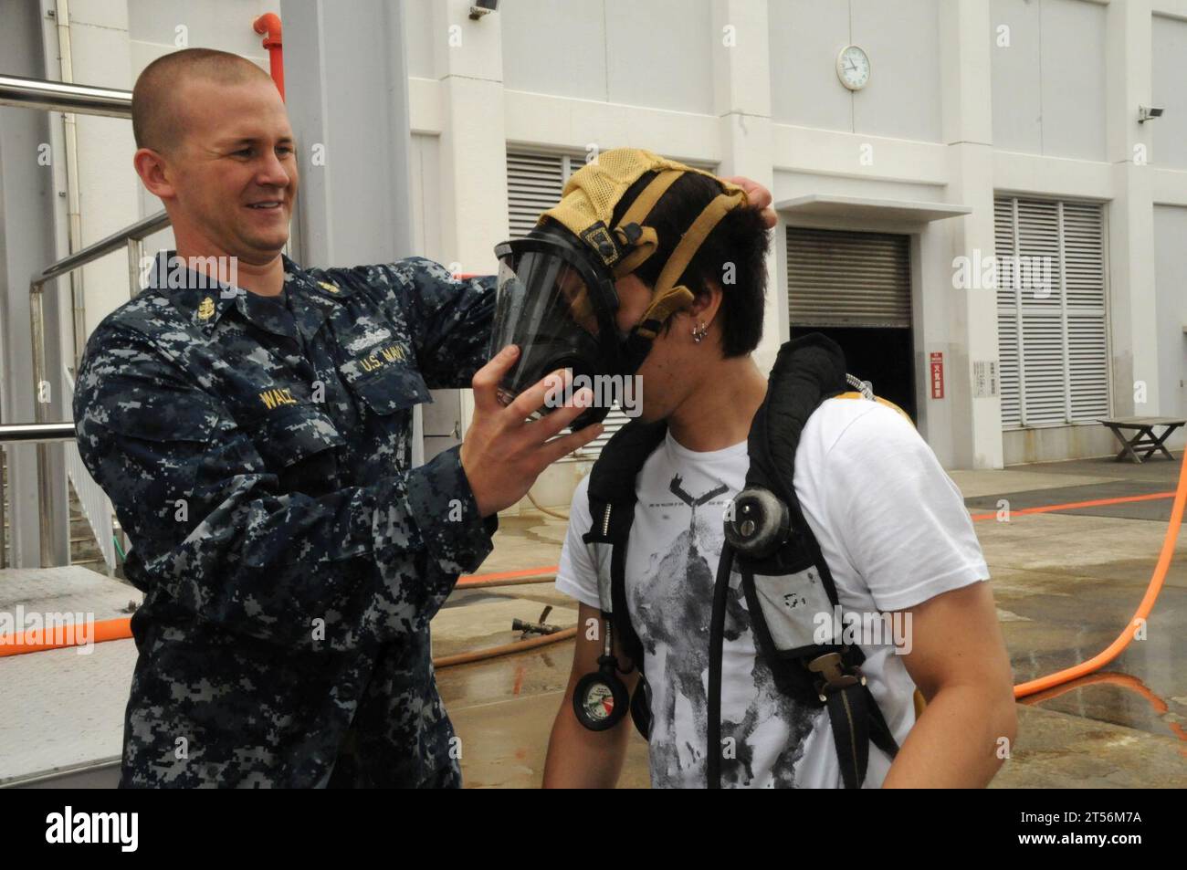 Yokosuka fire fighting and damage control training facility hi-res ...