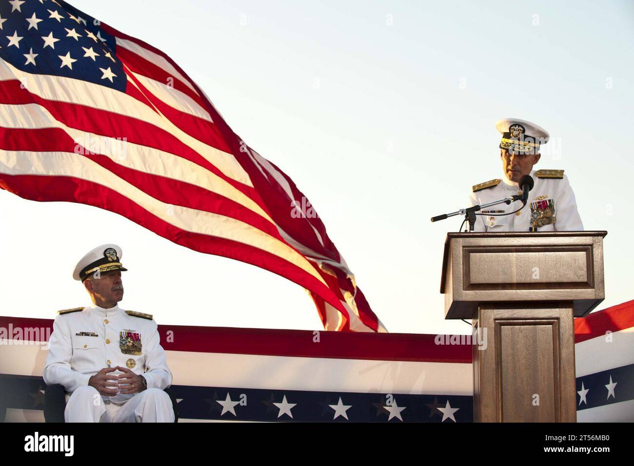 U.S. 7th Fleet Change of Command, USS Blue Ridge Stock Photo - Alamy