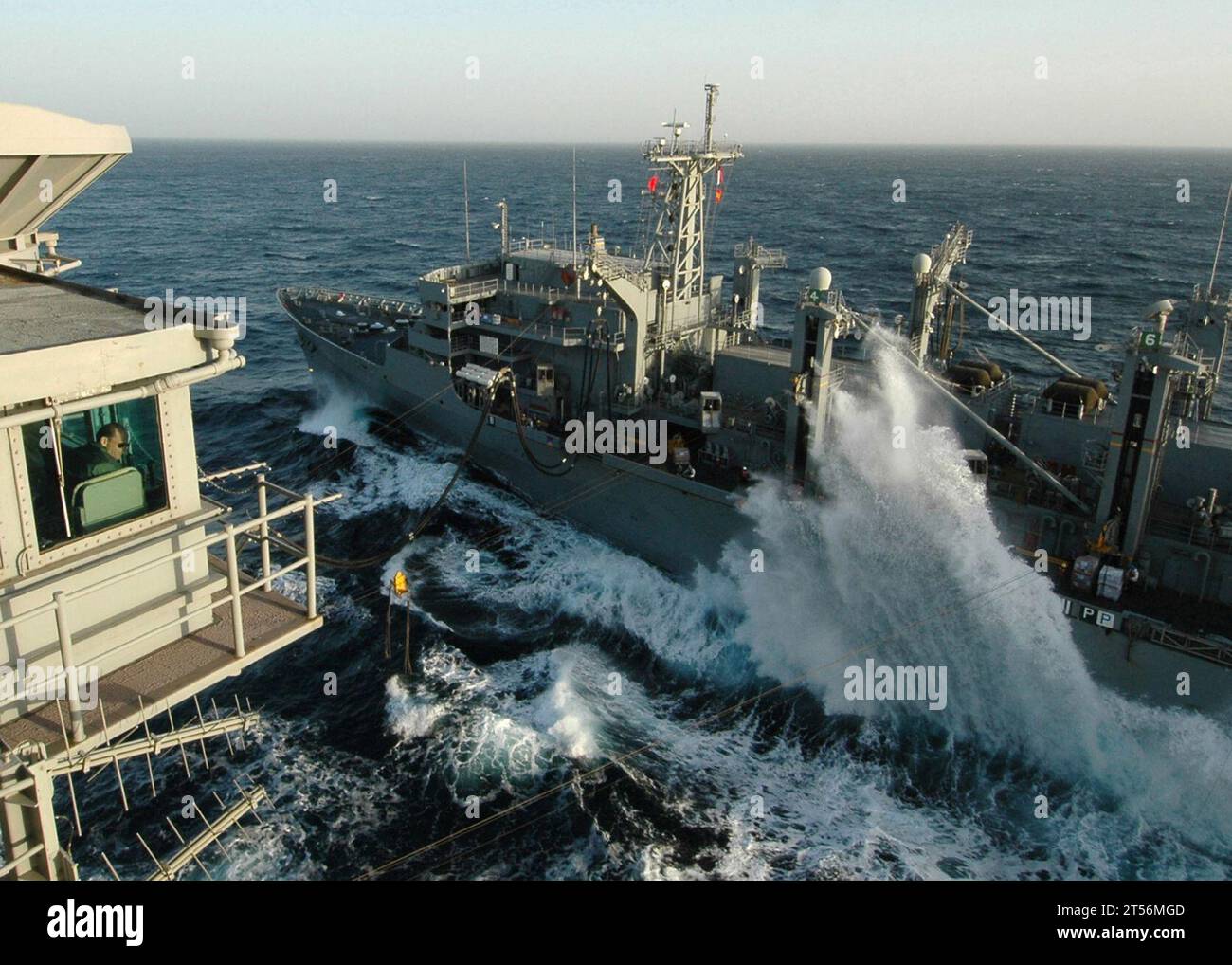 Underway Replenishment, USNS Arctic (T-AOE 8), USS Dwight D. Eisenhower ...