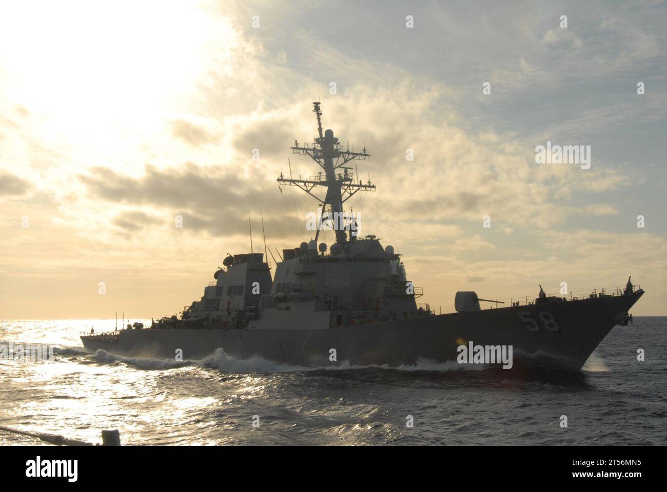 United States Navy USS Bainbridge DDG 96 Destroyer Class Neptune Stock ...