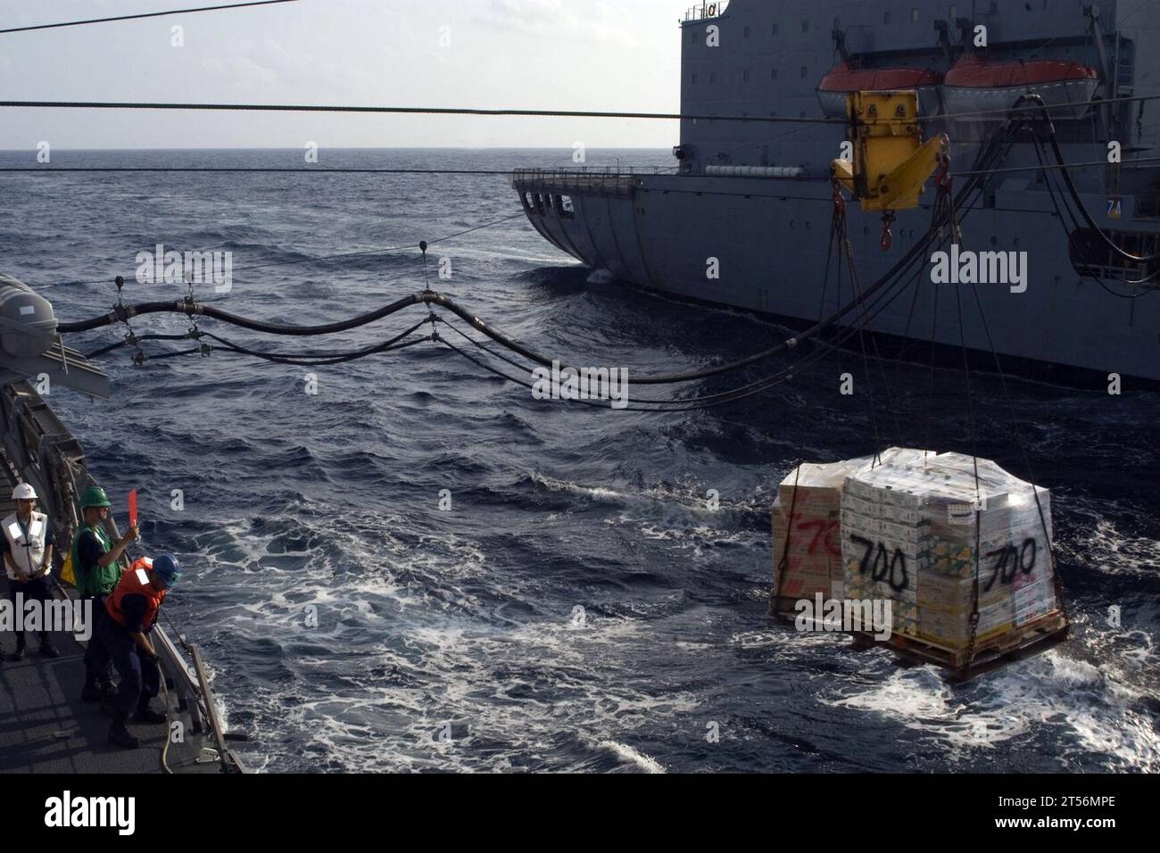 UNREP, USS John S. McCain Stock Photo - Alamy